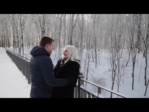 Couple Enjoying Winter Stock Video