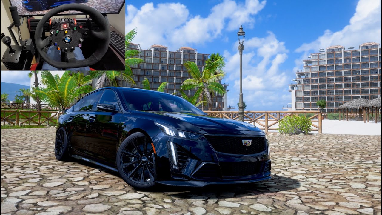 Cadillac CT5-V Blackwing - Forza Horizon 5 drive[Fanatec CSL DD ...