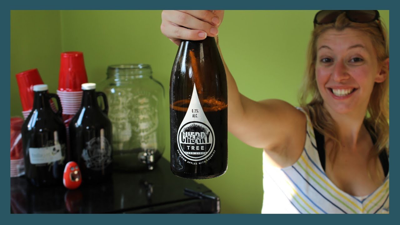 Original Sin Cherry Tree Hard Cider // BREW REVIEWZ - YouTube