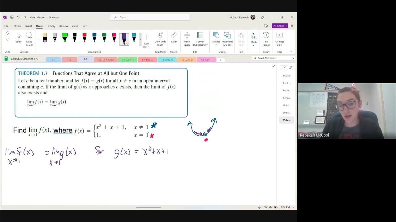 Calculus 1 3 Evaluating Limits Analytically Youtube