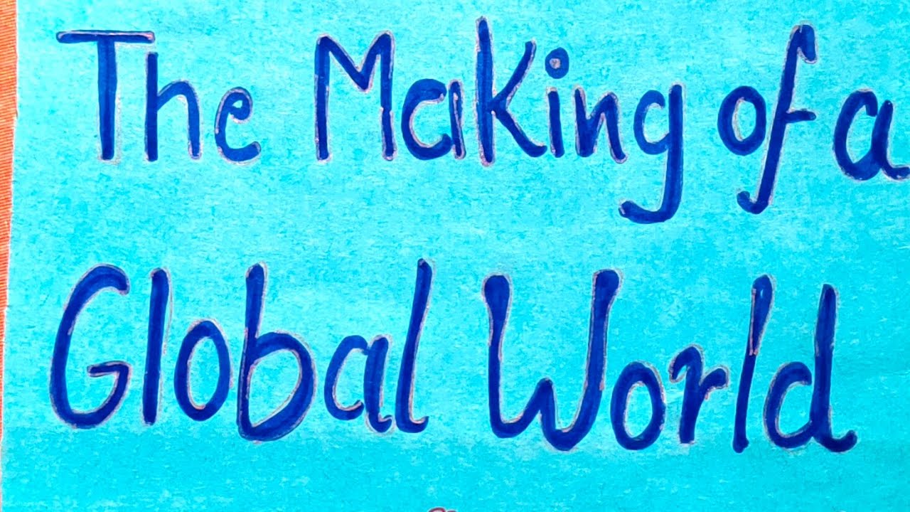 Interdisciplinary class 10 project Social science Globalization # ...