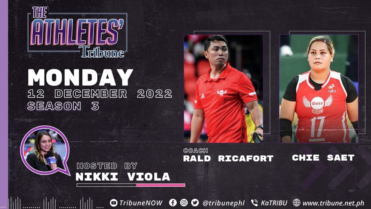 Coach Rald Ricafort and Chie Saet of Petro Gazz Angels | The Athletes ...