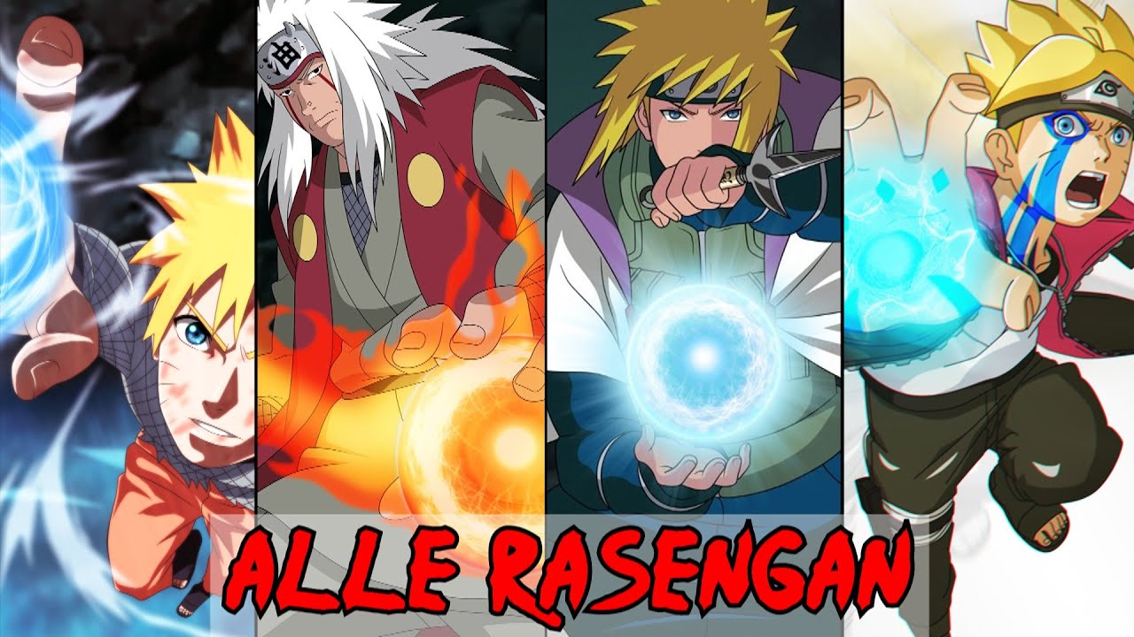 ALLE 57 Rasengan / Rasen Shuriken in Naruto und Boruto ERKLÄRT | Top 5 ...