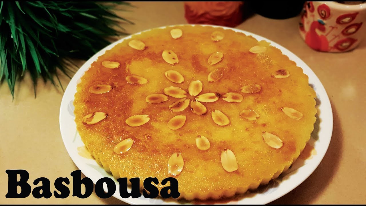 Basbousa Cake Recipe / How to Make Basbousa (Semolina Cake)البسبوسة ...