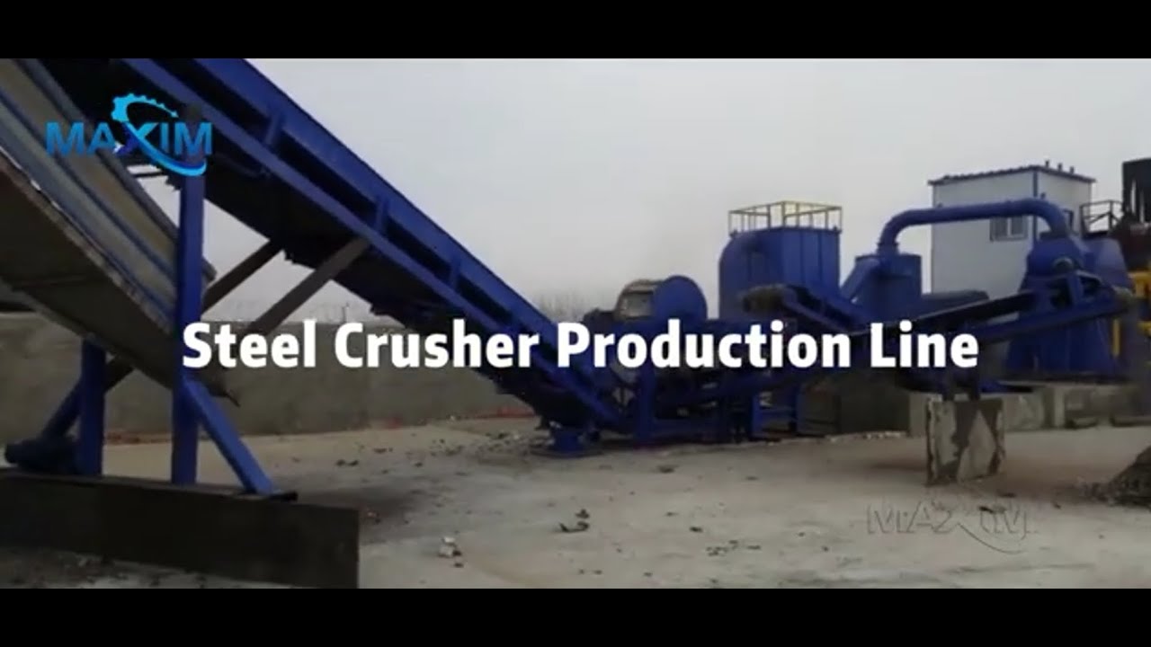 Scrap Metal Scrap Iron Crusher Playing Machine - YouTube