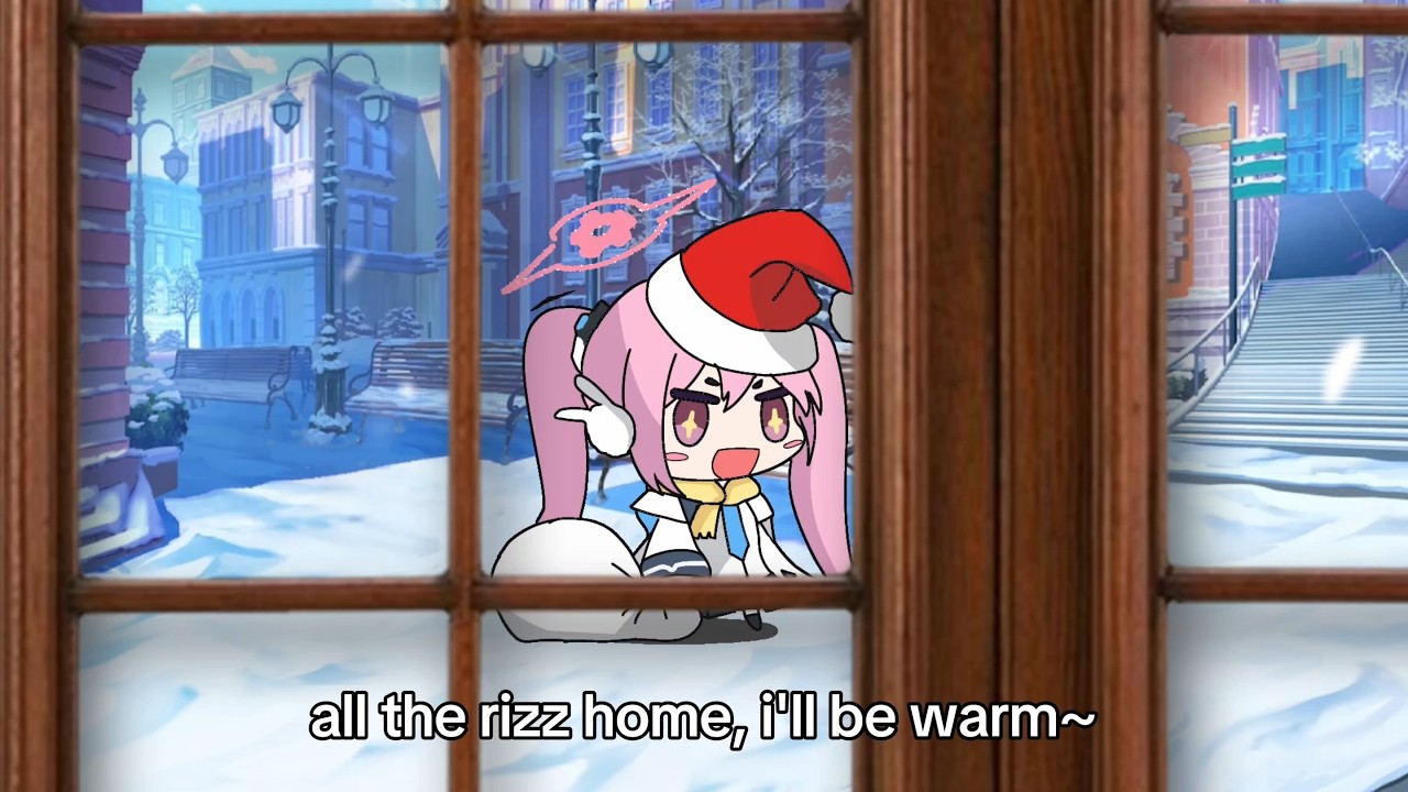 The Weather Outside is Rizzy, but the Fire is so Skibidi (Blue Archive ...
