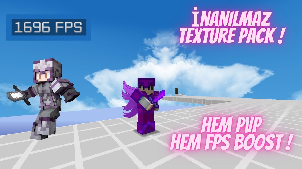 İNANILMAZ TEXTURE PACK ! |FPS + PVP| -SonOyuncu Titanyum - YouTube