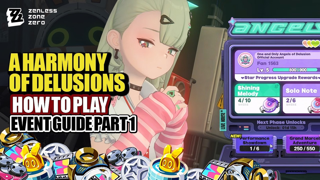 How To Play A Harmony Of Delusions Event Guide Day 1 | All Game Mode ...
