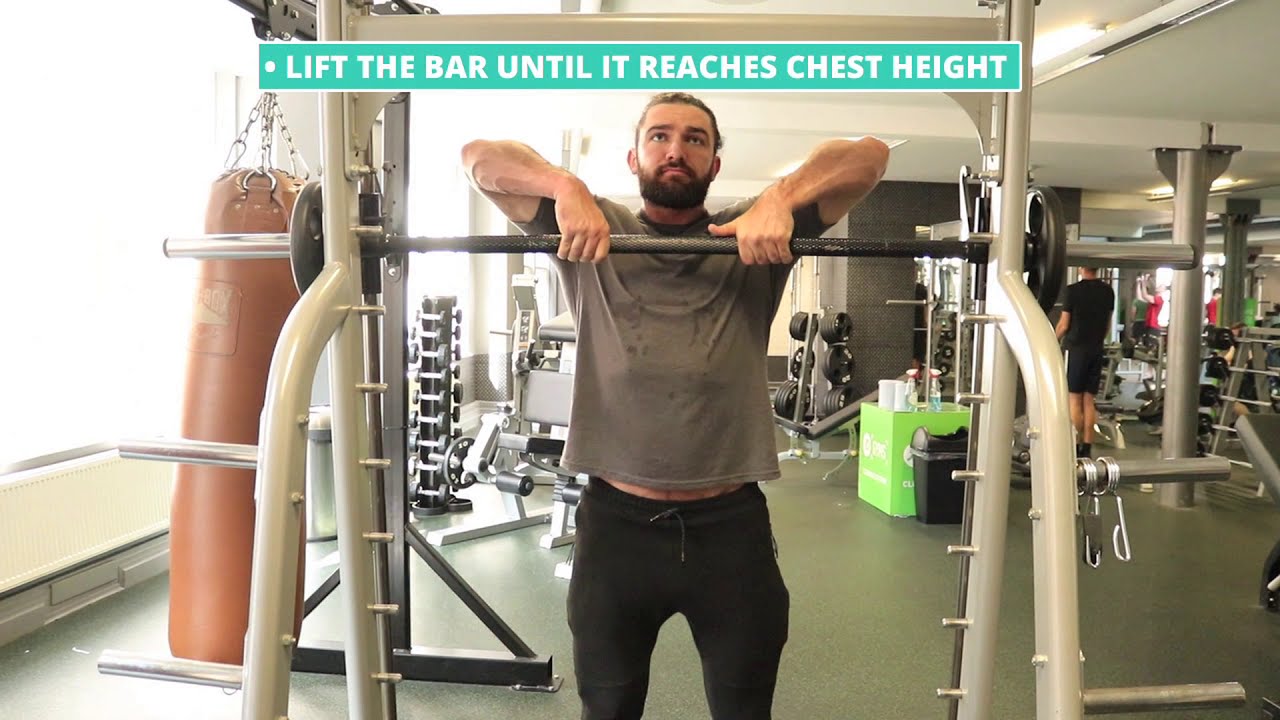How To Do Smith Machine Upright Row | Exercise Demo - YouTube