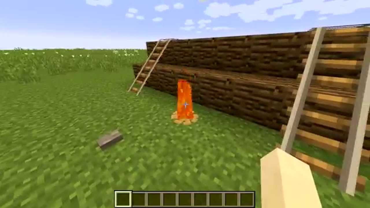 TUTORIAL #1 Come Fare il CampFire In Minecraft | [PIU' VELOCE ED ECONOMICO!] - YouTube