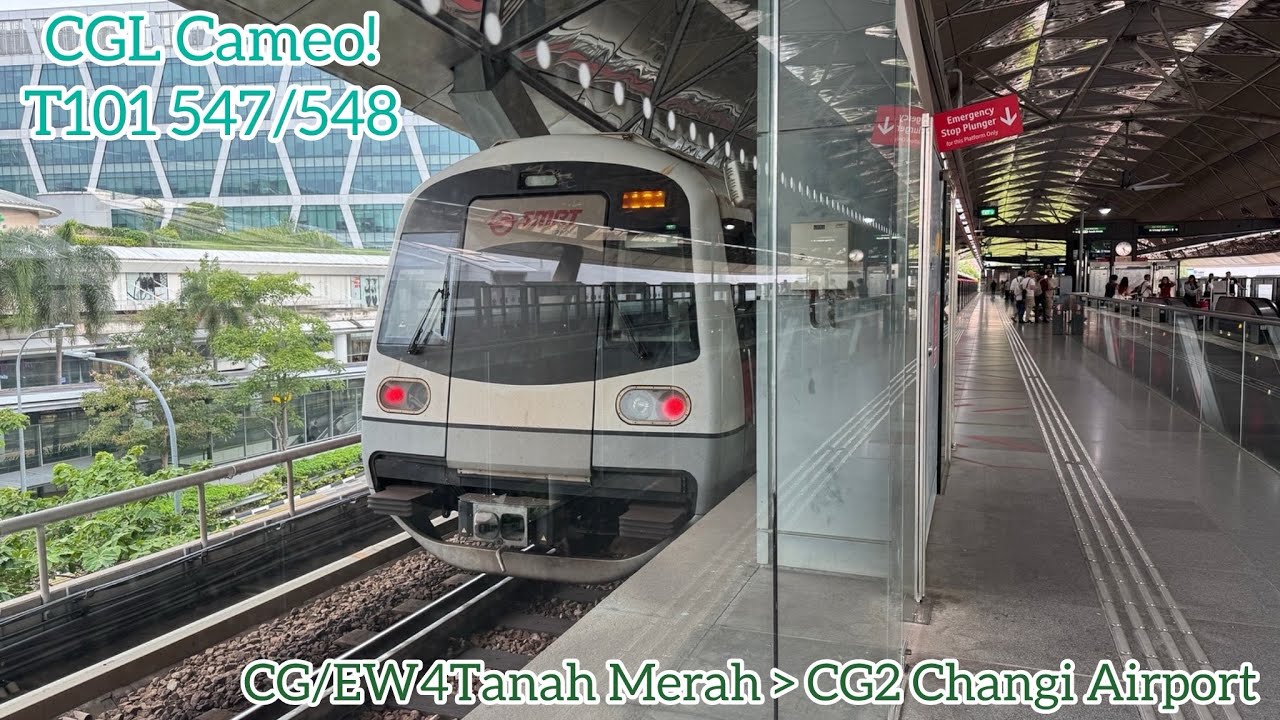 (EWL CGL Cameo!) KSFA C151A T101 547/548 FD LN - Ride from CG/EW4 Tanah ...