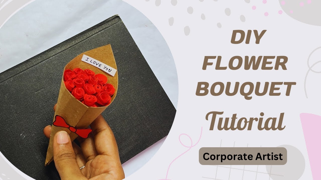 Diy flower bouquet tutorial |Easy paper crafts ideas|diy gifts ...