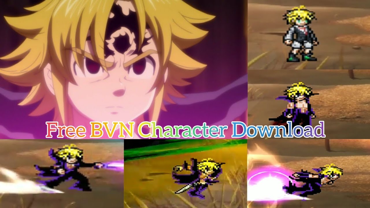 (BVN M.U.G.E.N) Meliodas + Assault Mode Jus Character Free 《Download ...