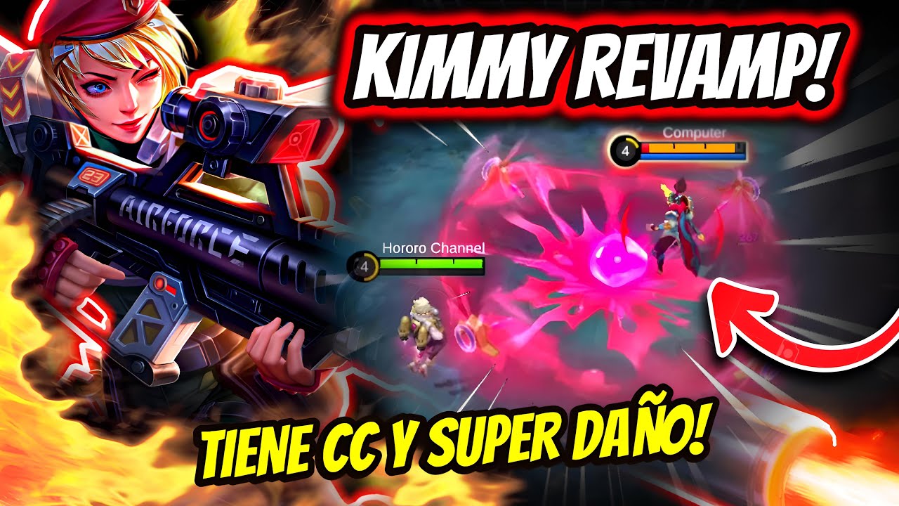 ¡KIMMY REVAMP TIENE CC ATRAVIESA MUROS Y MUCHISIMO DAÑO! | MOBILE ...