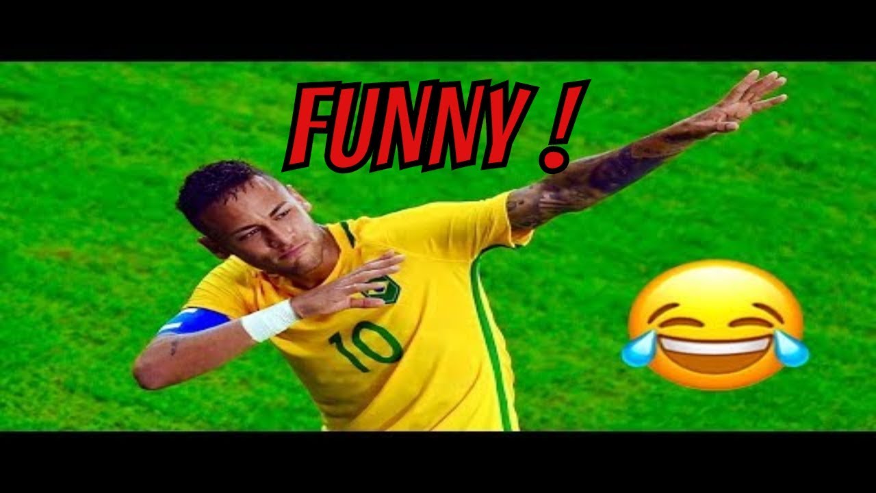 Funny and Crazy moments in football. Neymar and others, LAUGH ...