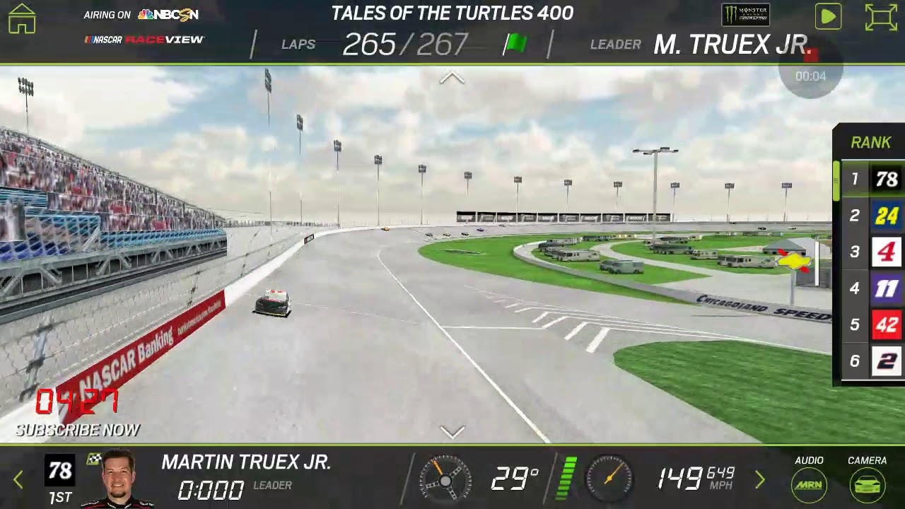 Nascar Raceview Mobile Every Last Laps Chicagoland - YouTube