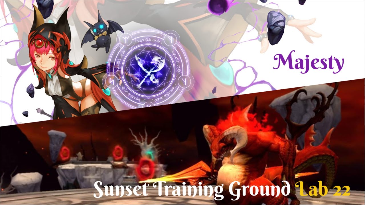 Dragon Nest Sea | AliceJAPAN Majesty " VamR " Sunset Training Ground Lab 22 Run - YouTube