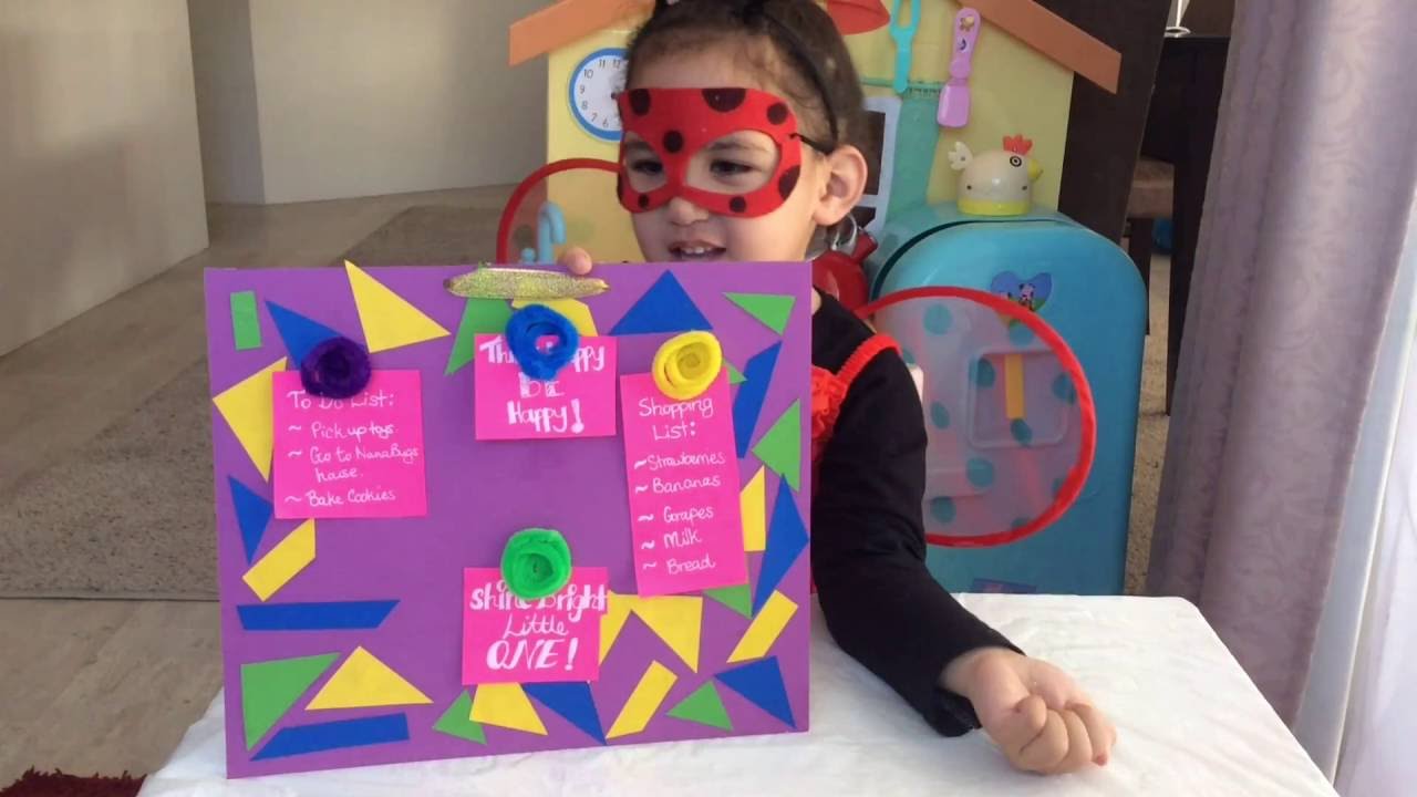 KIDS ARTS N CRAFTS - HOW TO MAKE A COLOURFUL EASY NOTE BOARD - YouTube