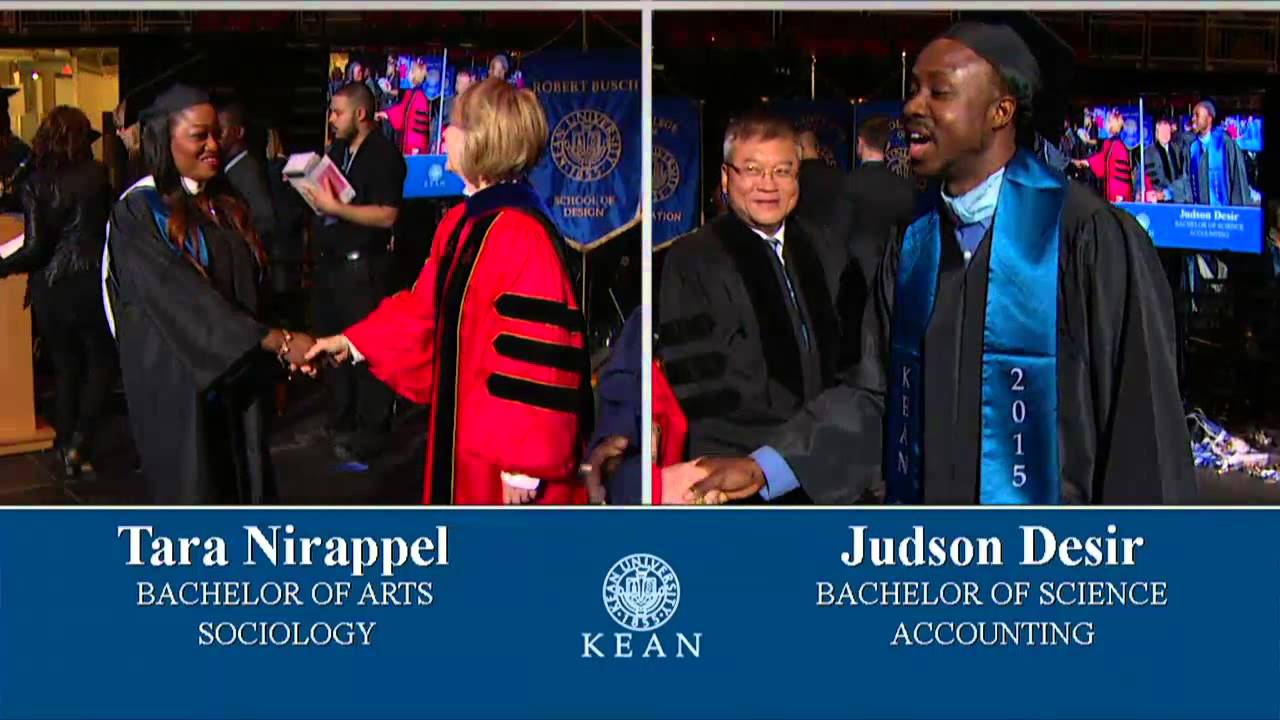Kean Undergraduate Commencement 2015 Part 2 - YouTube