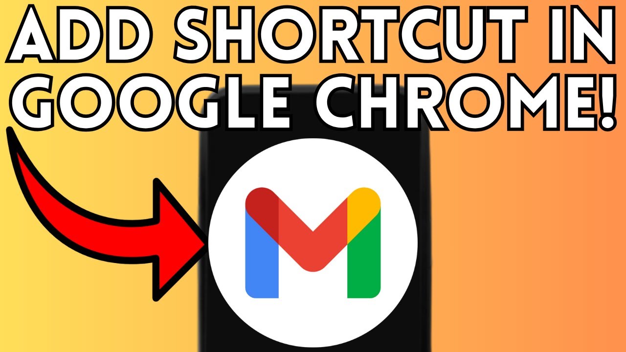 How to Add Gmail Shortcut in Google Chrome (Full Guide) 2025! - YouTube