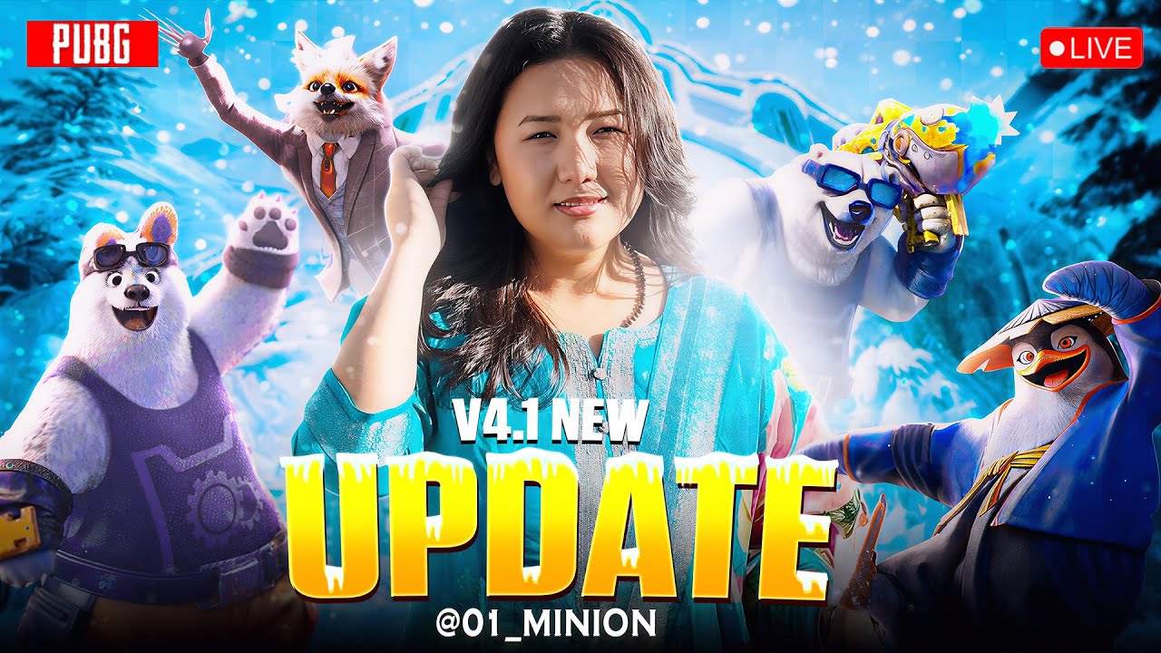 🔴[Live] PUBG NEW UPDATE 4.1 🐧 II PUBG MOBILE - YouTube