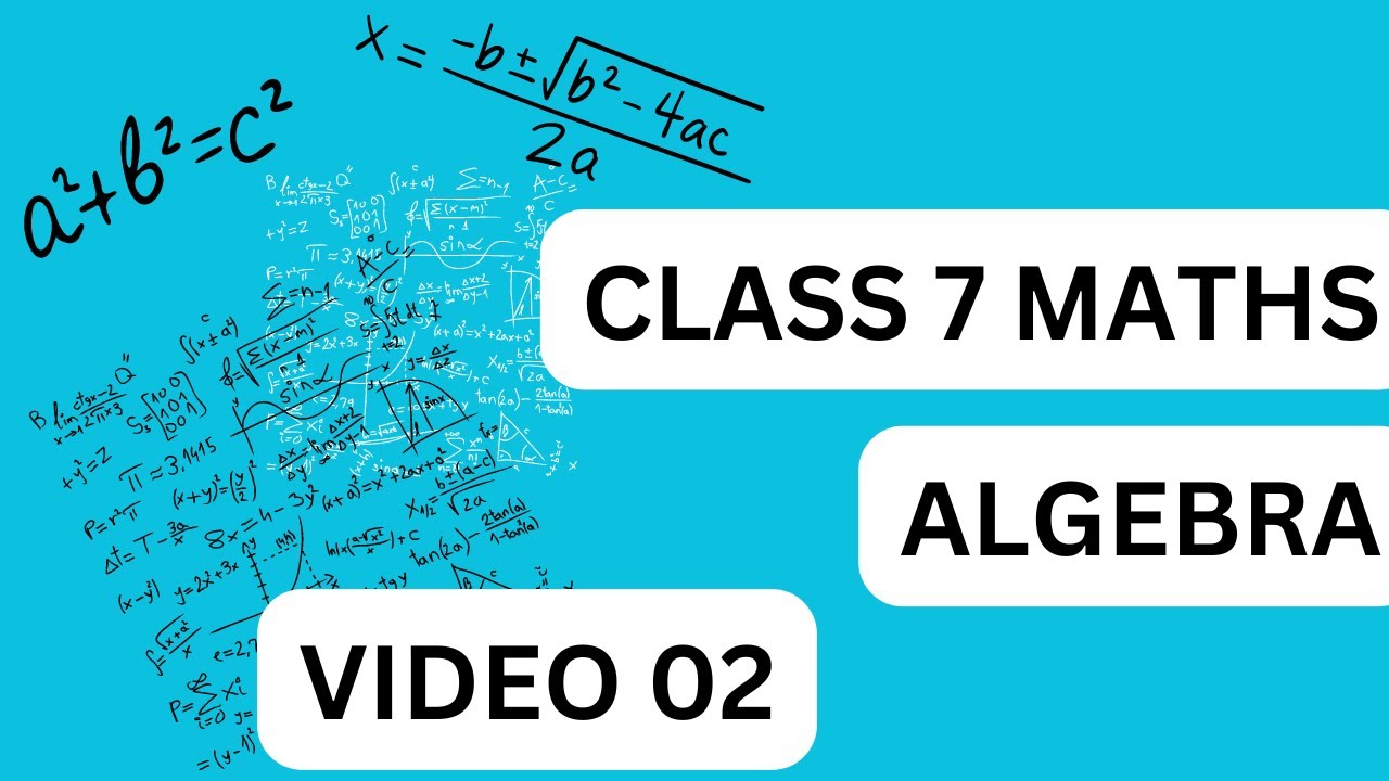 Mastering Algebra | Class 7 maths chapter algebraic expressions | DREAM ...