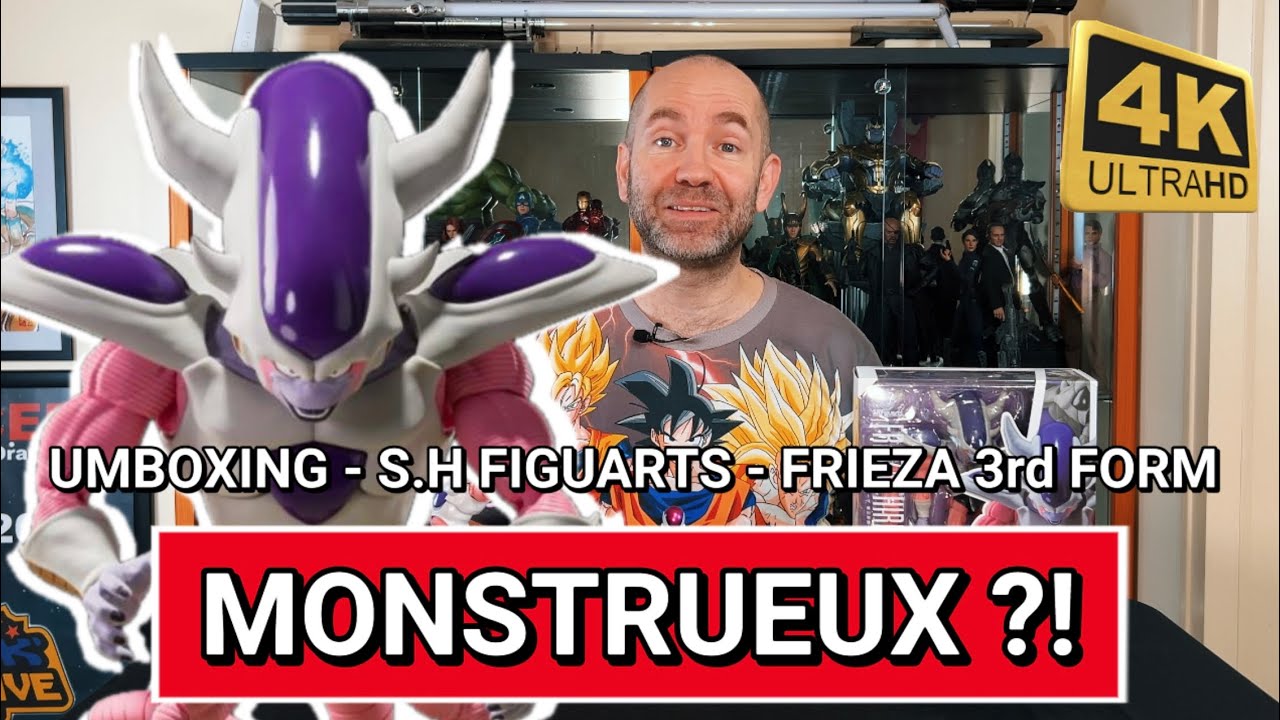 S.H.FIGUARTS DRAGONBALL Z FREEZER 3eme forme Frieza 3rd form REVIEW ...