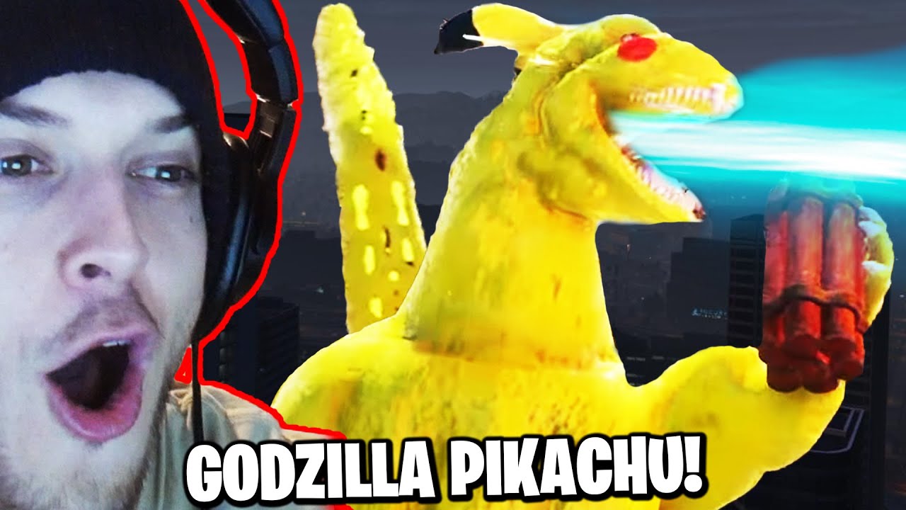 If GODZILLA Was Genetically Combined with PIKACHU - YouTube