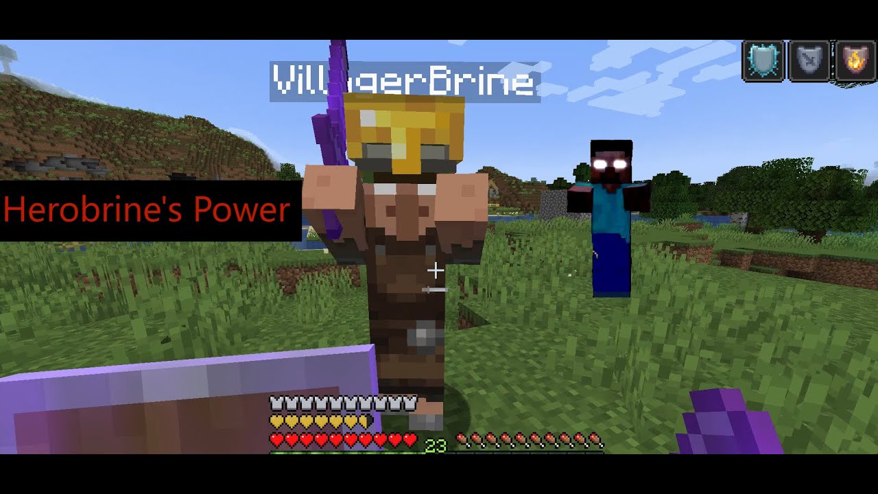 Surviving Herobrine's Control: Evil Villagers & His Sighting! - YouTube