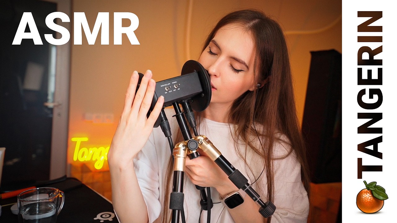 ASMR Cheek Sounds, Gentle Purring & Spit Painting for Sleep | Tangerin - YouTube