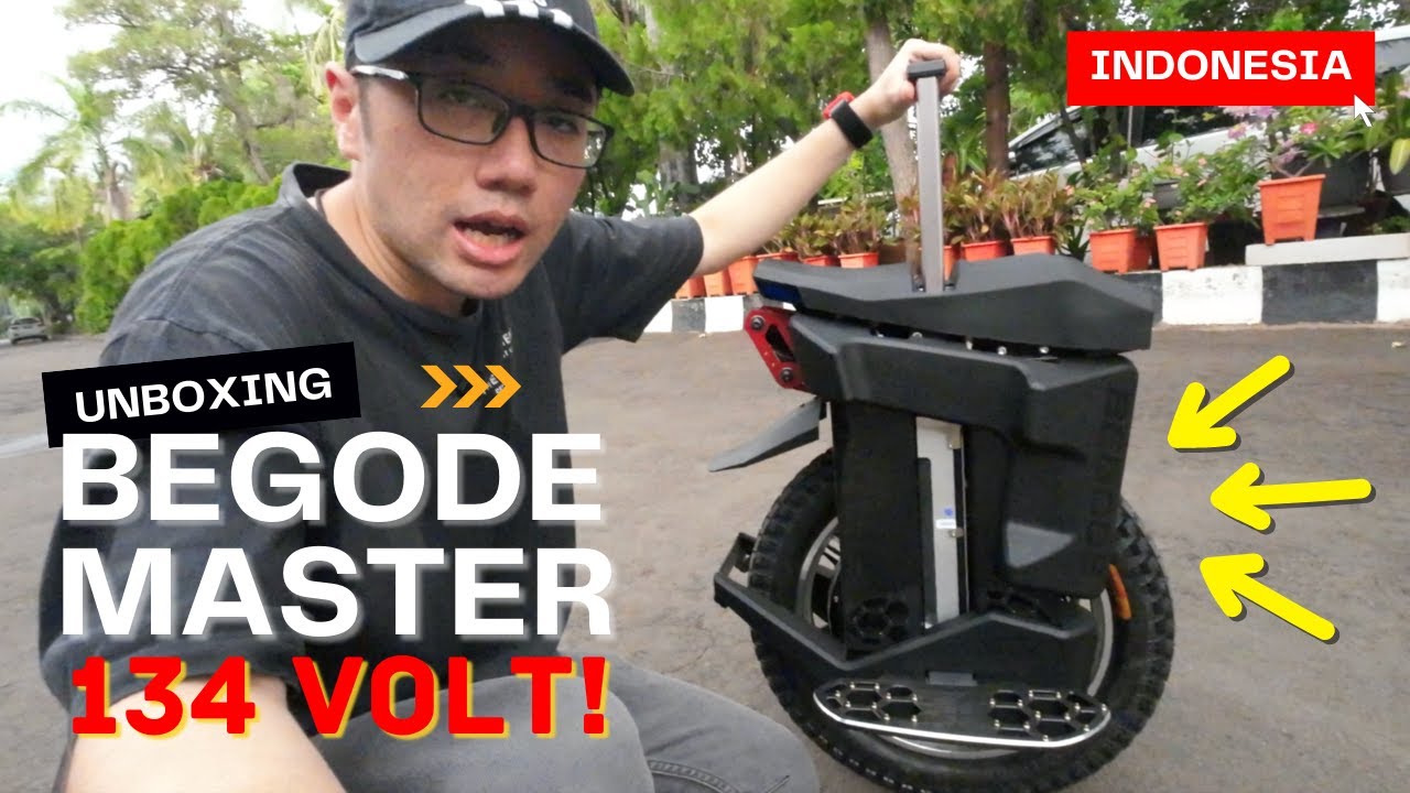 BEGODE MASTER 134V ! Unboxing & First Impression | EUC INDONESIA - YouTube