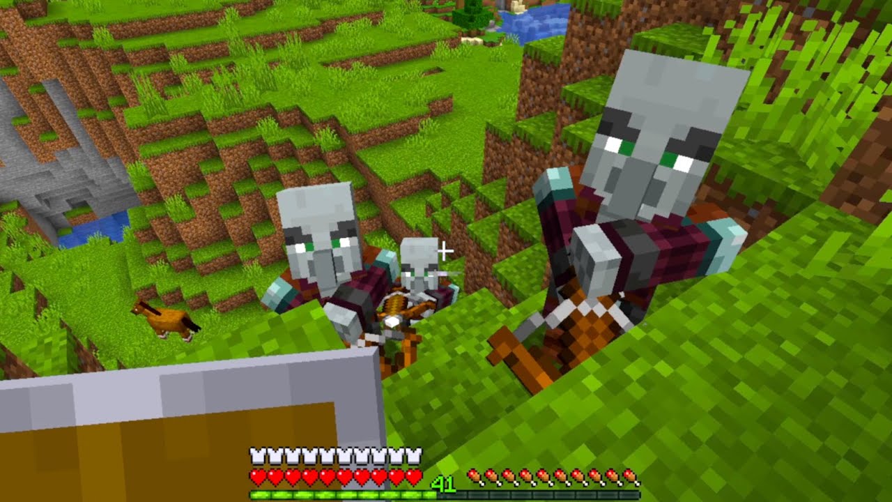 When You Find Minecraft Pillagers... - YouTube