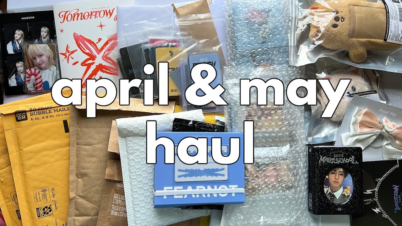 april & may kpop haul | kaddy, delivered korea, pocamarket, neokyo ...