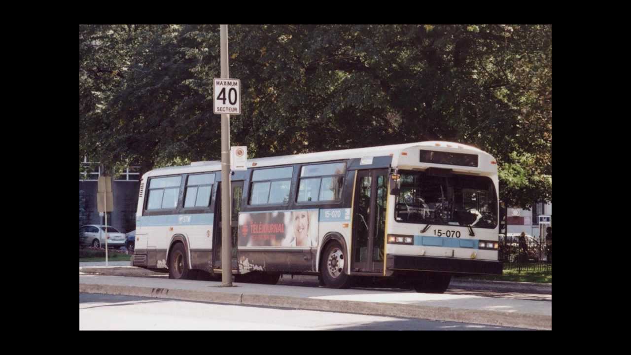 MONTREAL STM CLASSIC BUSES IN 2011 - LAST YEAR - YouTube