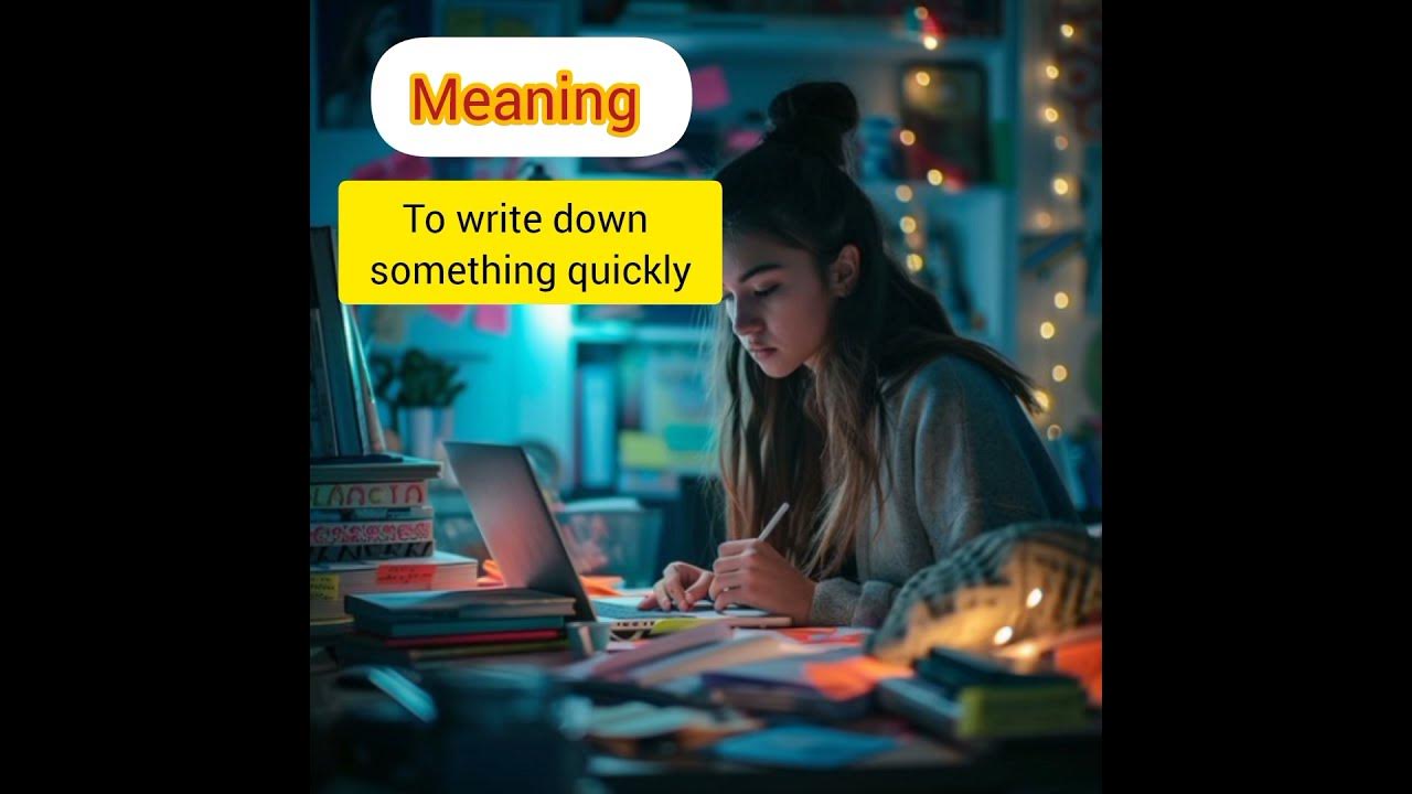 Jot Down Meaning english learnenglish englishvocabulary ielts jot-down-meaning-english-learnenglish-englishvocabulary-ielts