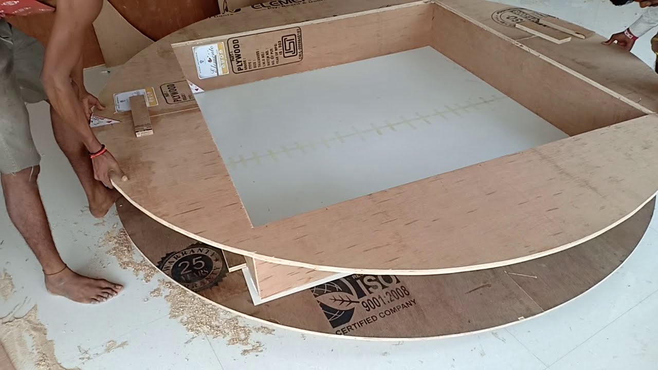 Round bed part 2//round bed design, How its made round bed - YouTube