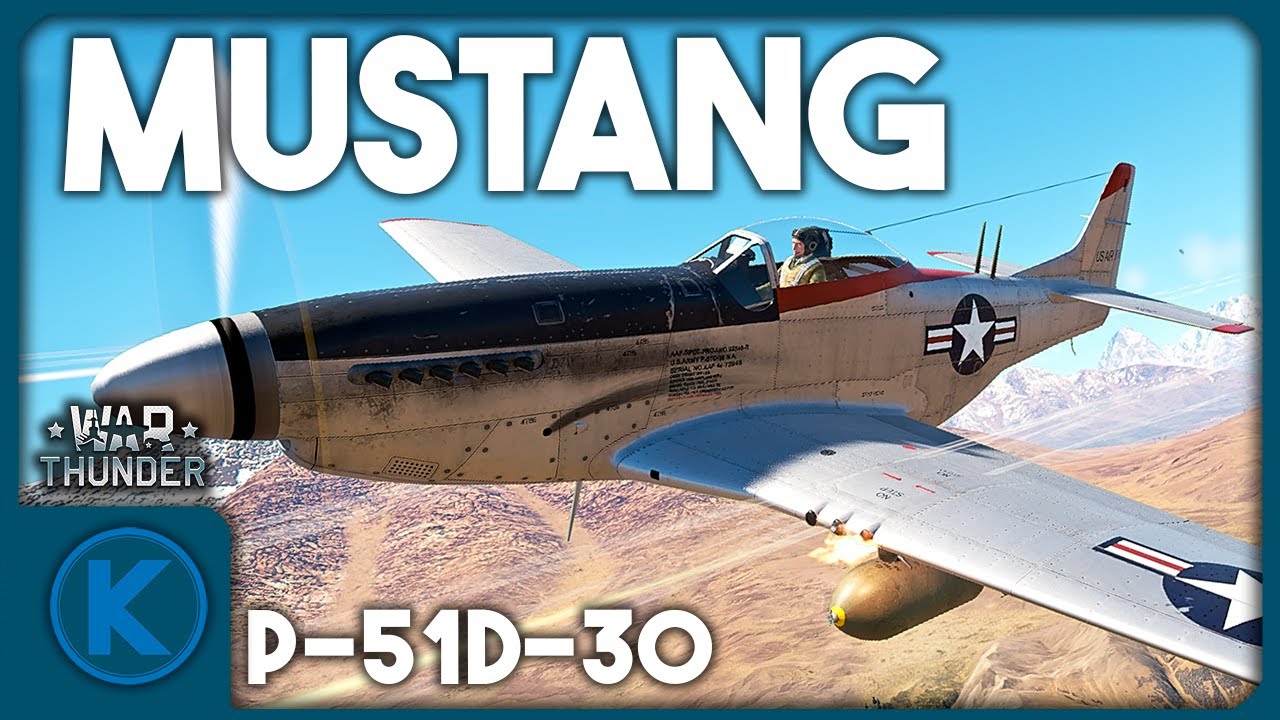 P-51D-30 "Mustang" en War Thunder - YouTube