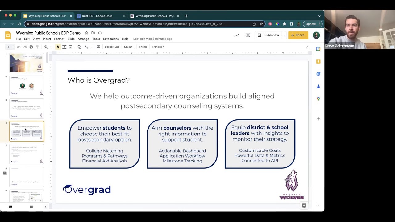 Overgrad- EDP Software Demo - YouTube