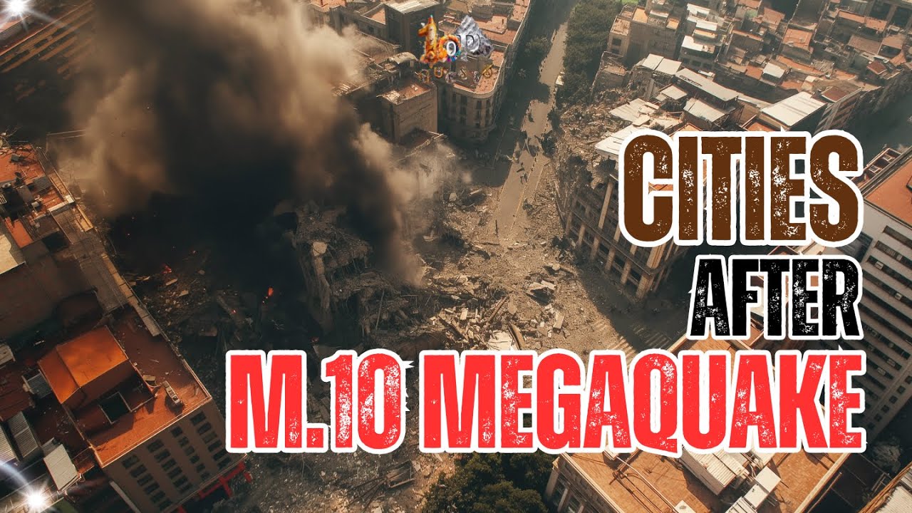 AI Imagines Major Cities after Magnitude 10 Mega Earthquake - YouTube