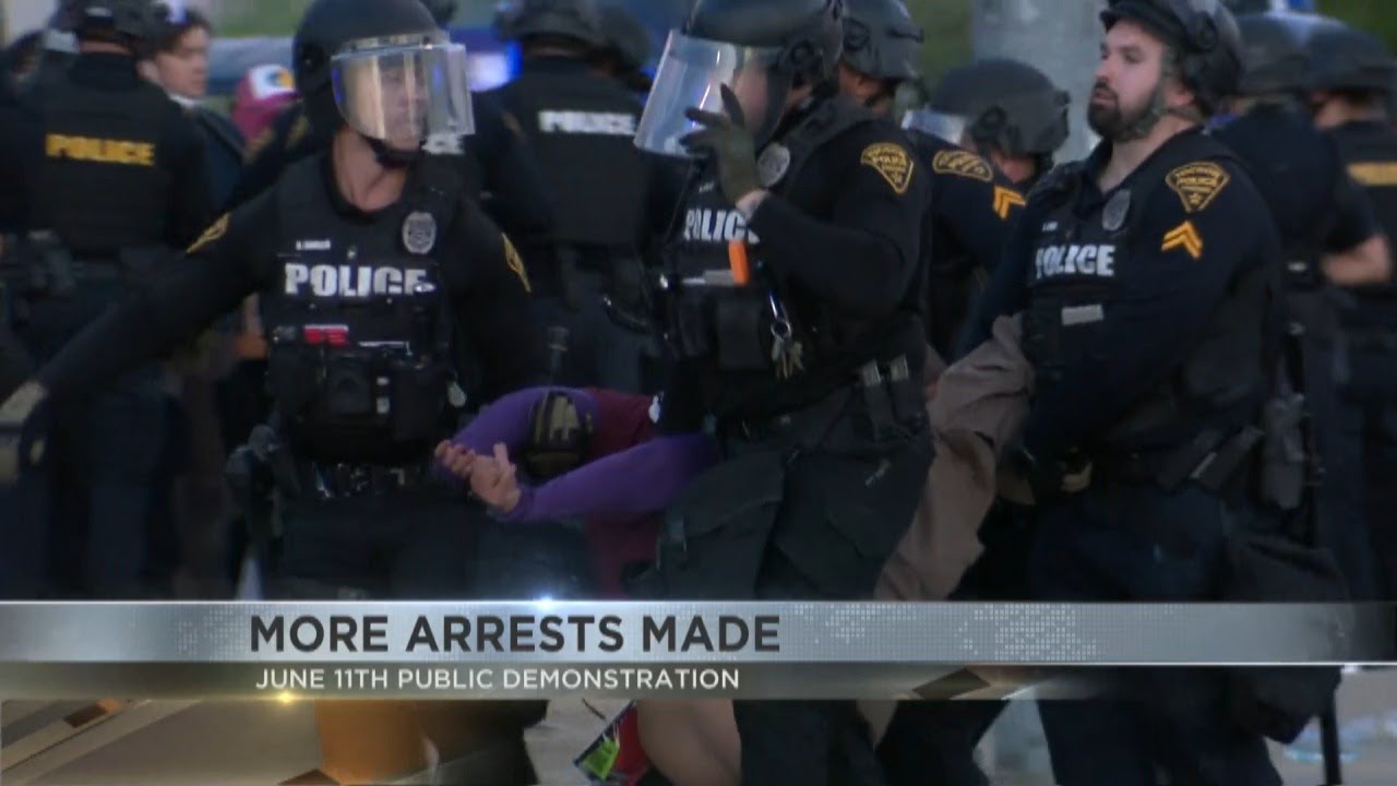 Police catch protest suspects linked to $31K damages - YouTube