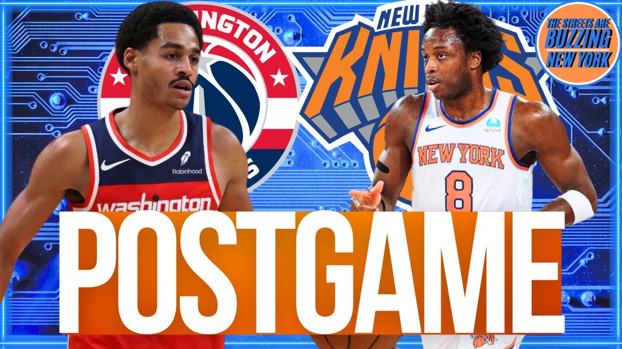 KNICKS 113-109 WIZARDS Brunson Blitz 41pts🔥 Donte & OG Anunoby ball in ...