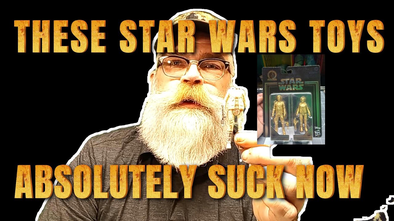 NEWER STAR WARS TOYS ARE WORTHLESS. 2019 release of Disney hasbro gold ...