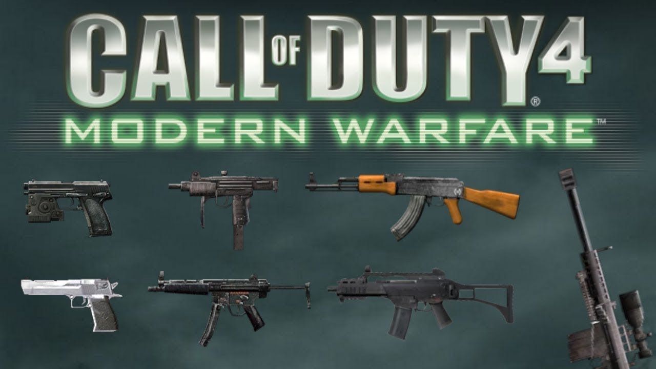 ranking all guns for MW1 - YouTube