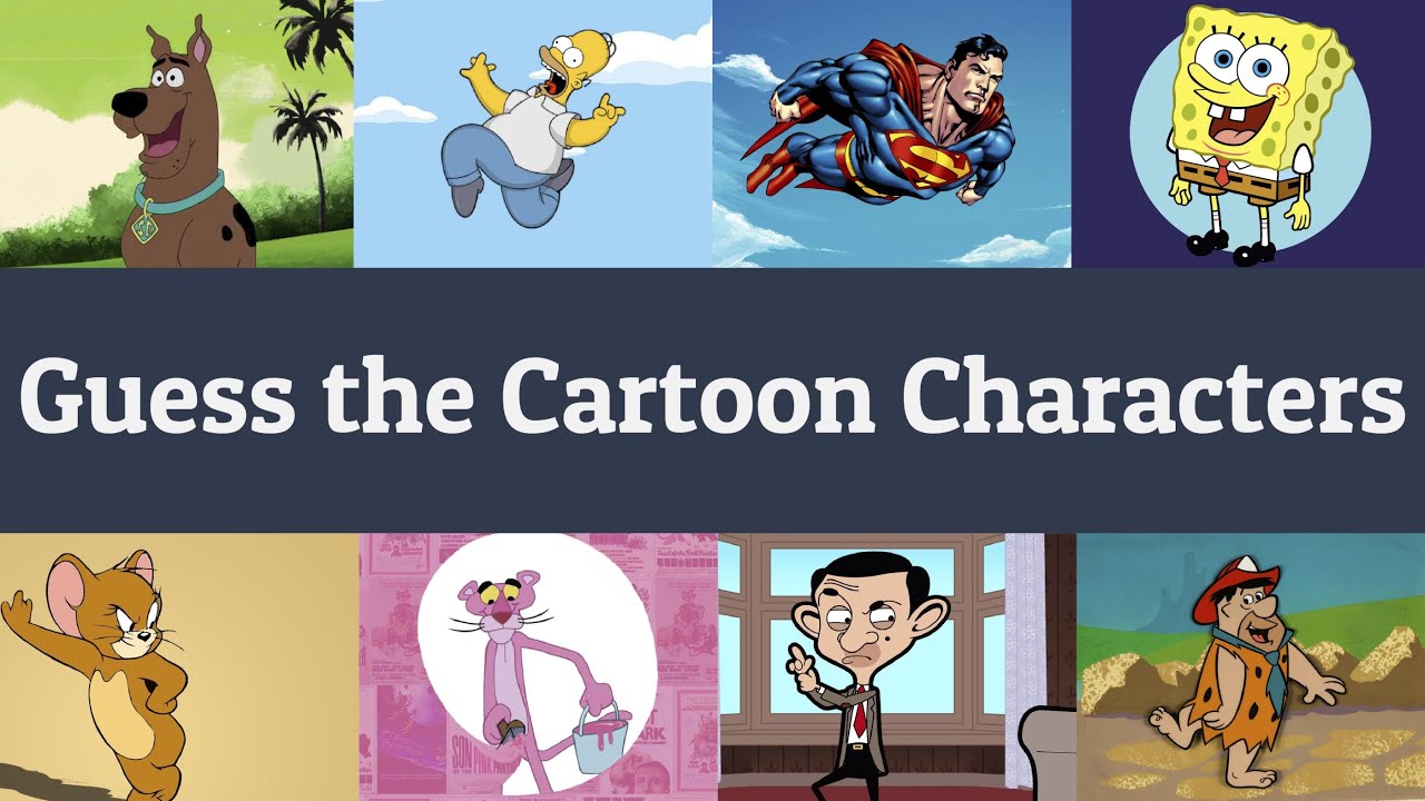 Guess the Cartoon Characters | Cartoon Characters Quiz | How many do ...
