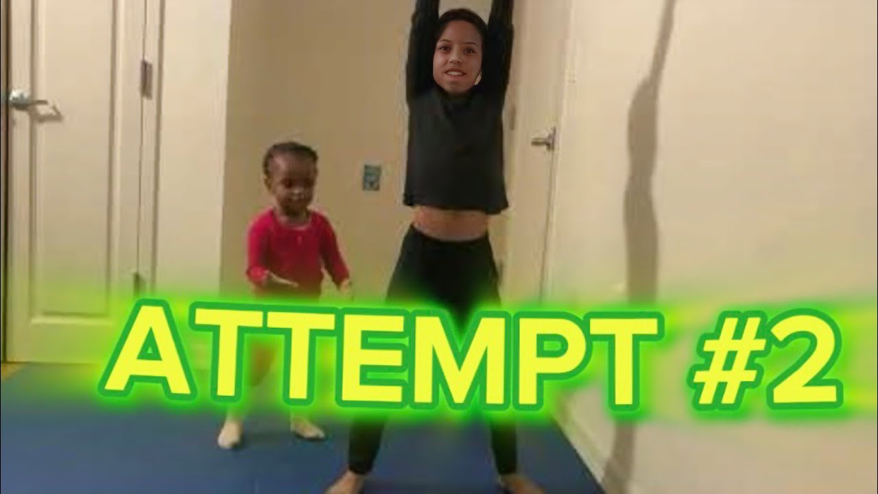 Gymnastics Backbend Challenge: ATTEMPT #2 - HOW LONG CAN TABAHRI HOLD ...