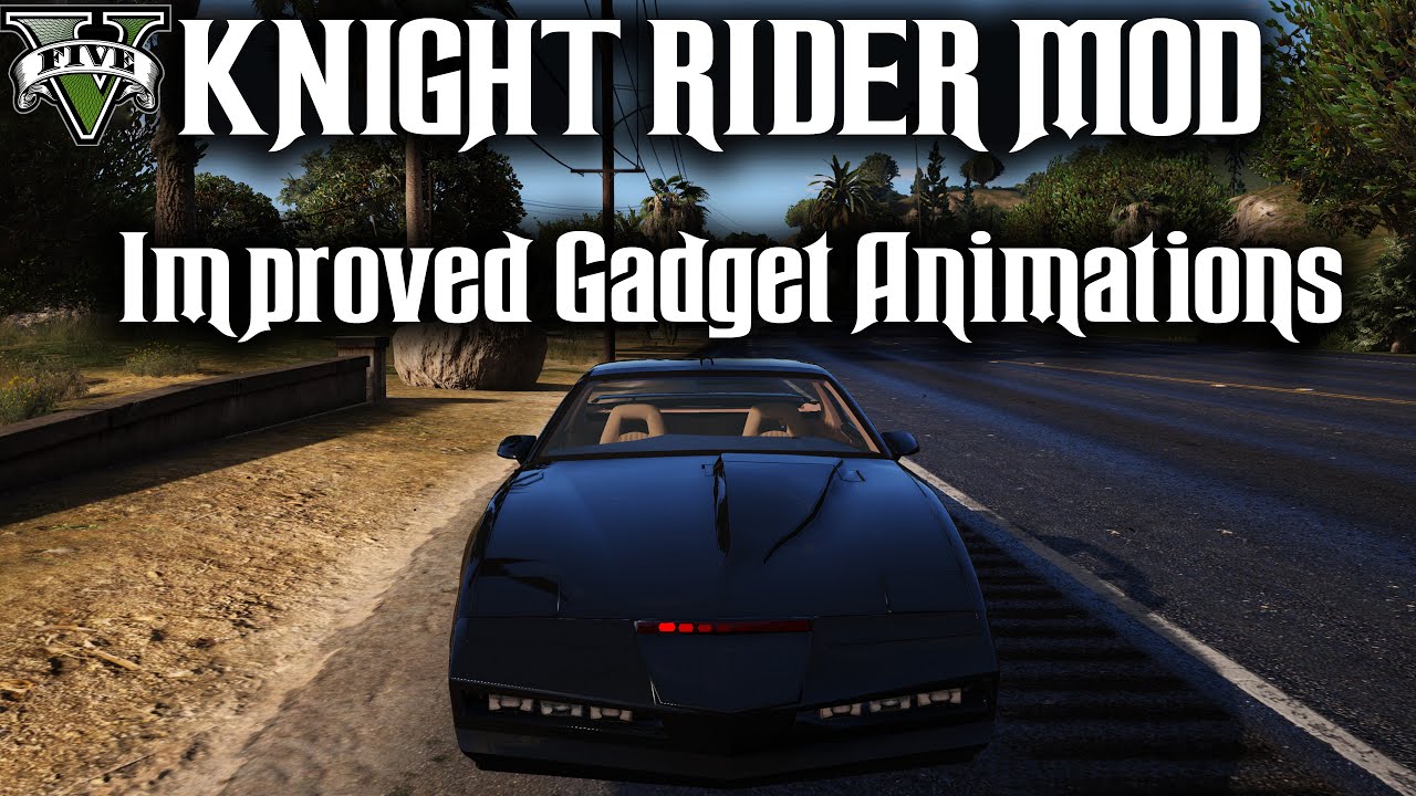 Knight Rider Mod - Improved Gadget Animations - YouTube