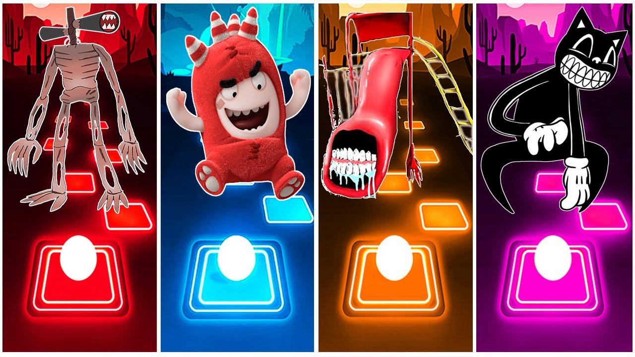 Siren Head 🆚 Oddbods Fuse 🆚 Extra Slide 🆚 Cartoon Cat. 🎶 Who Is Best ...