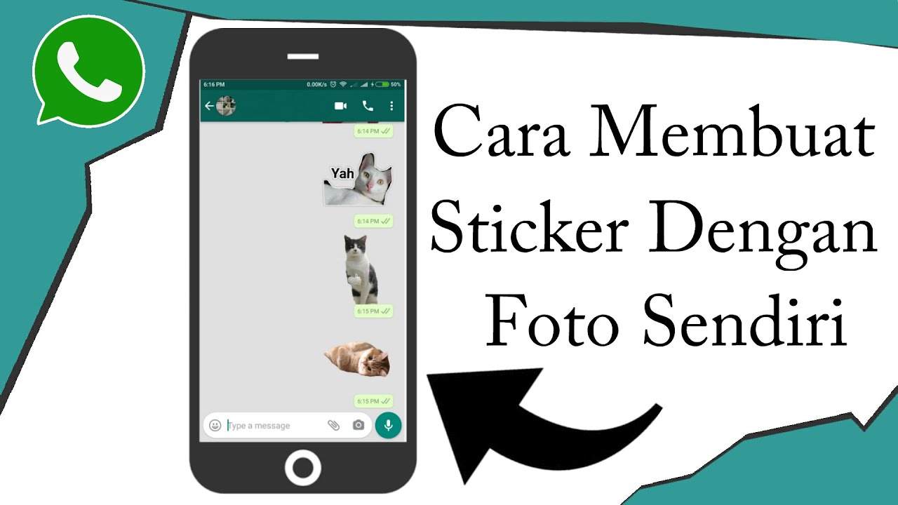 Cara Membuat Sticker WhatsApp Dengan Menggunakan Foto Sendiri | Membuat ...