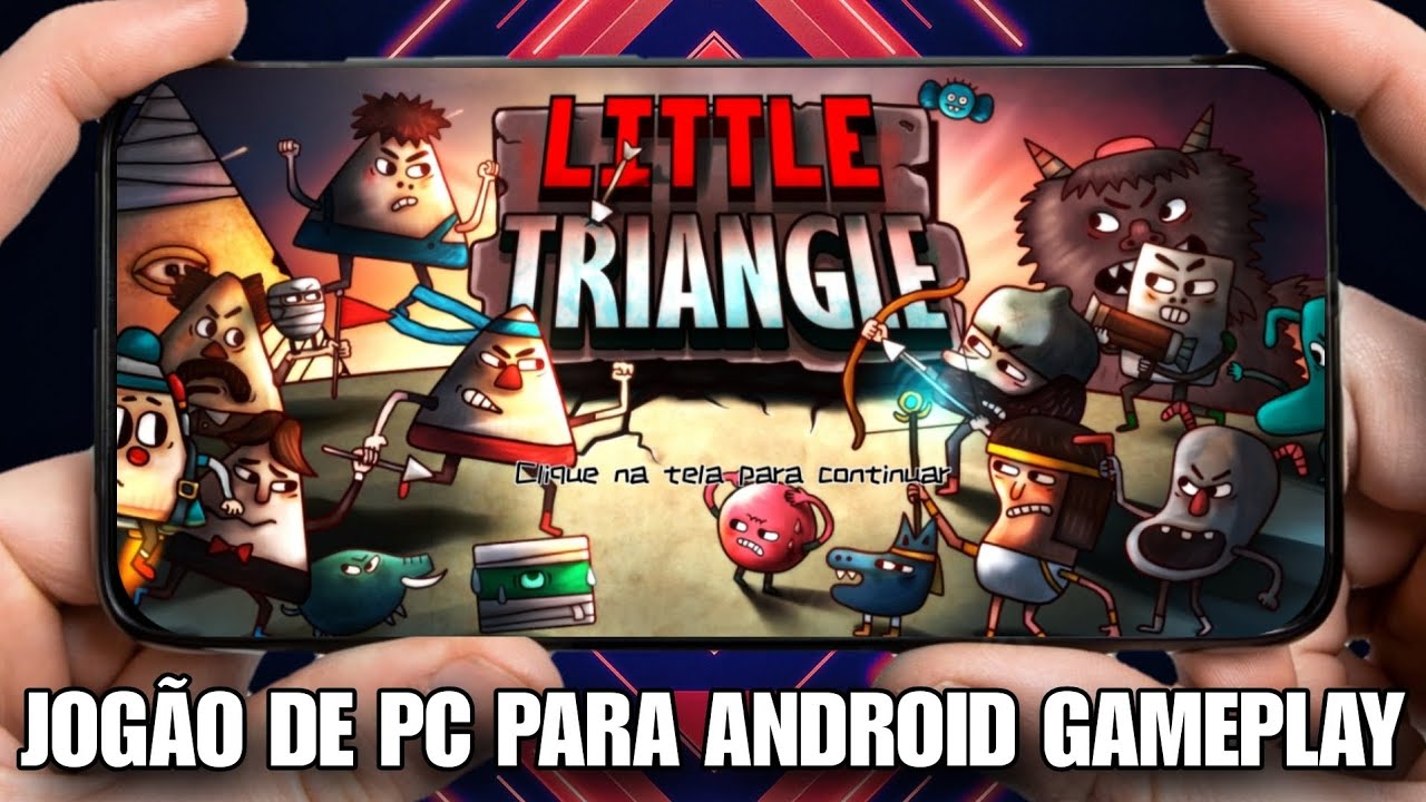INCRÍVEL!!! LITTLE TRIANGLE MOBILE JOGO DE PC PARA ANDROID GAMEPLAY ...