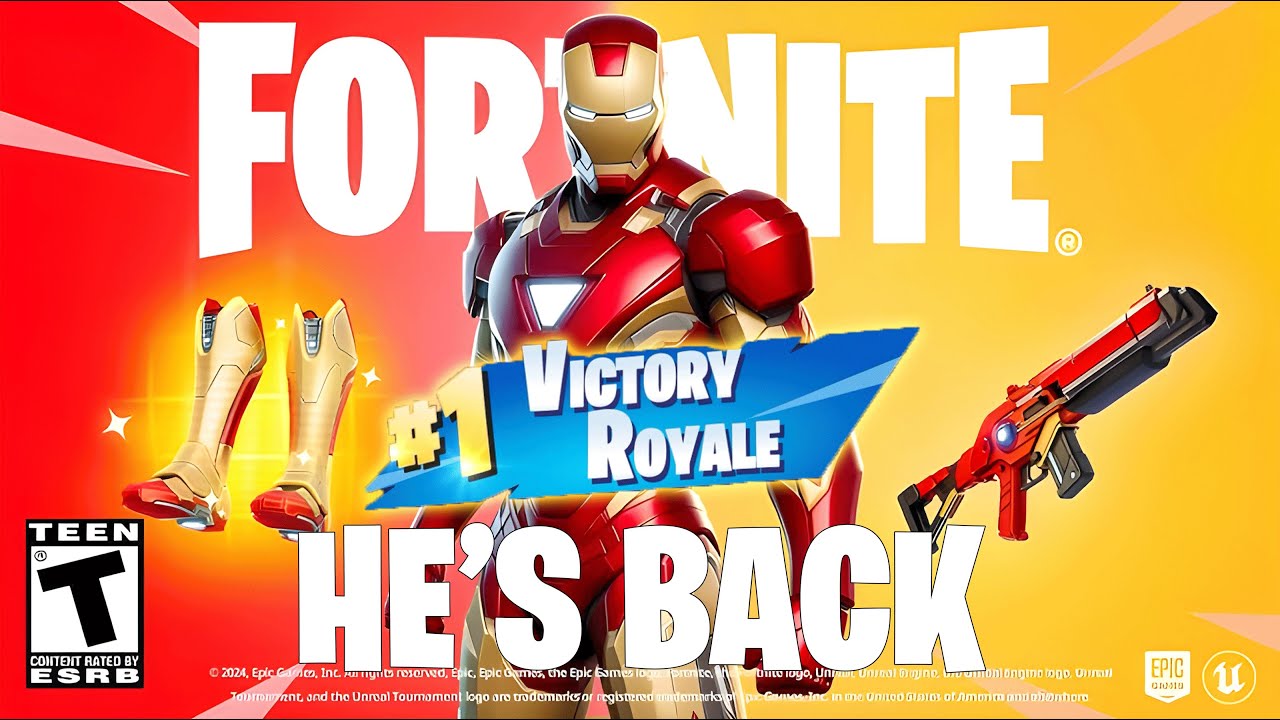 NEW FORTNITE UPDATE! 20 Eliminations ( Iron Man Mythics, Skin & LTM ...